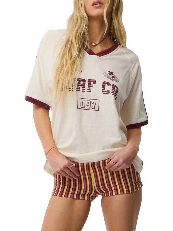 RIP CURL Retro Swell Striped Terry Shorts